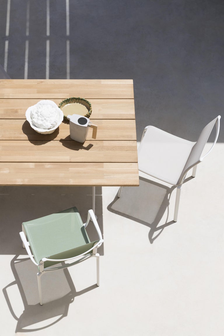 Alias Highframe 40 Chair in White Mesh with Lacquered Aluminium Frame ...