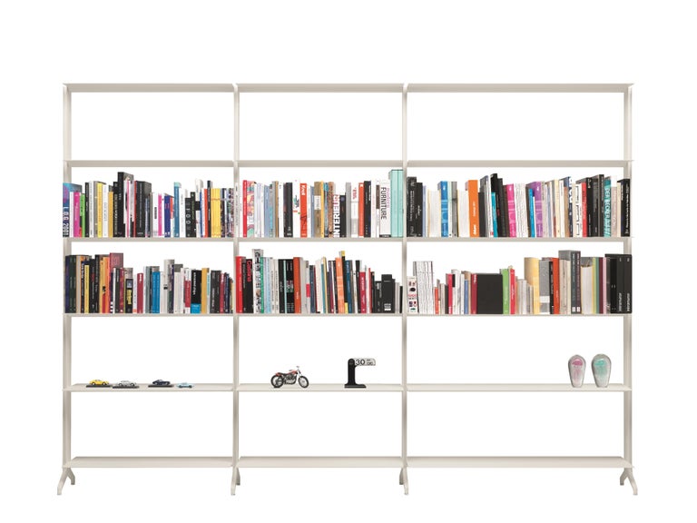 Alias J09 Aline Bookshelf in White Lacquered Aluminum Frame by Dante ...