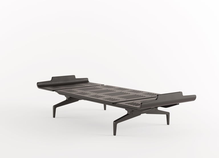 Alias LL1 Legnoletto Bed in Black Matt Lacquer Frame by Alfredo Häberli ...