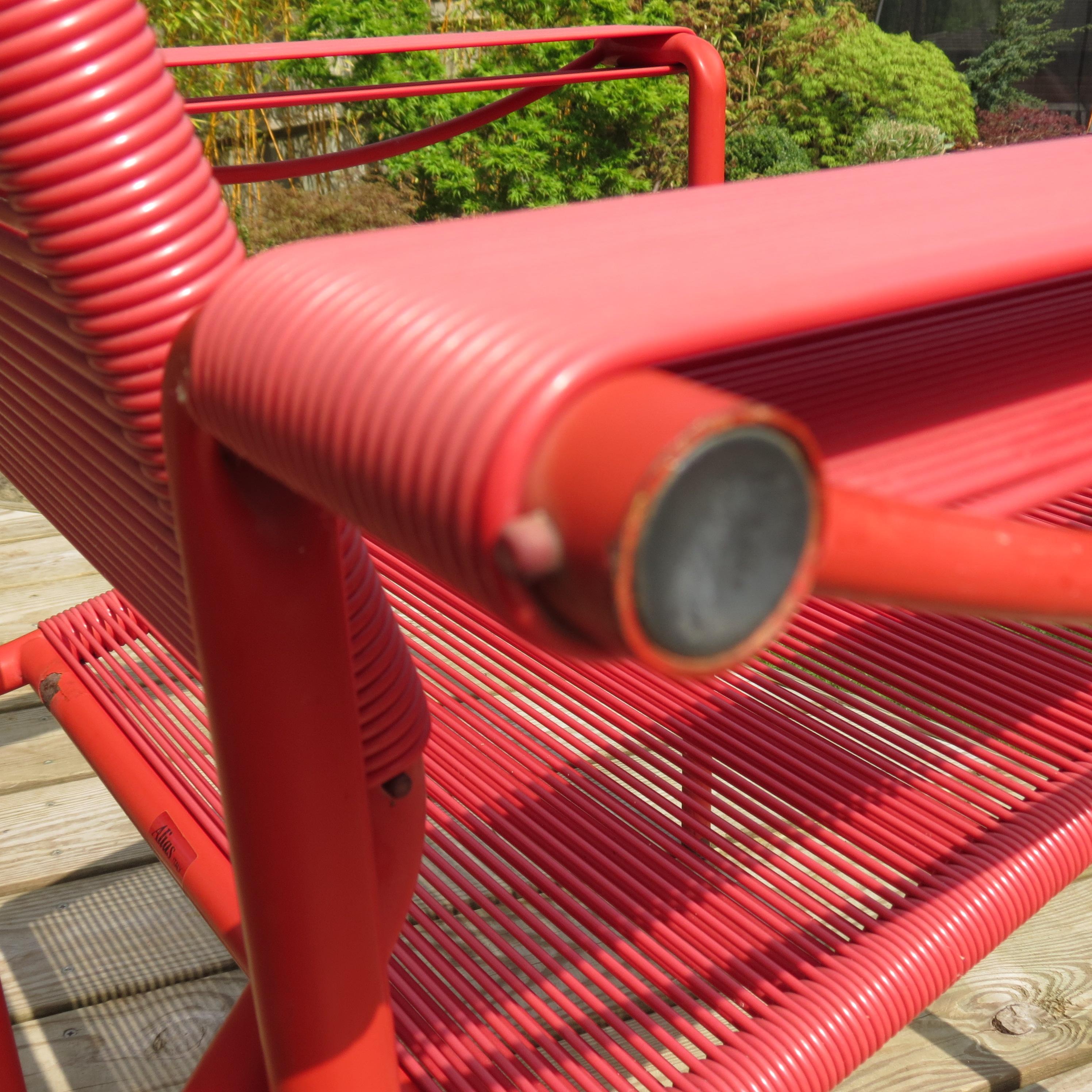 Alias Spaghetti Chair by Giandomenico Belotti Italy 1980s in Red at ...