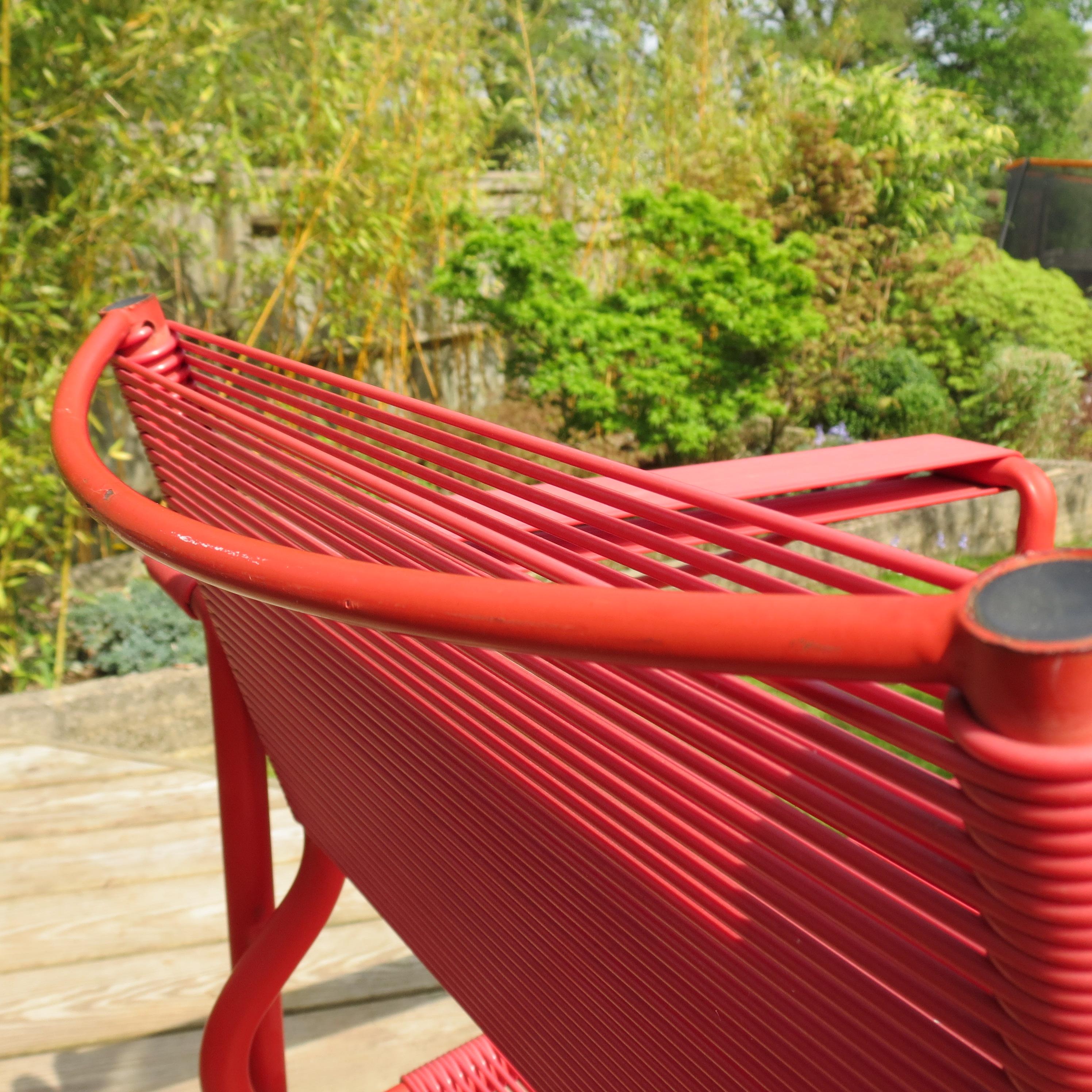 Alias Spaghetti Chair by Giandomenico Belotti Italy 1980s in Red at ...