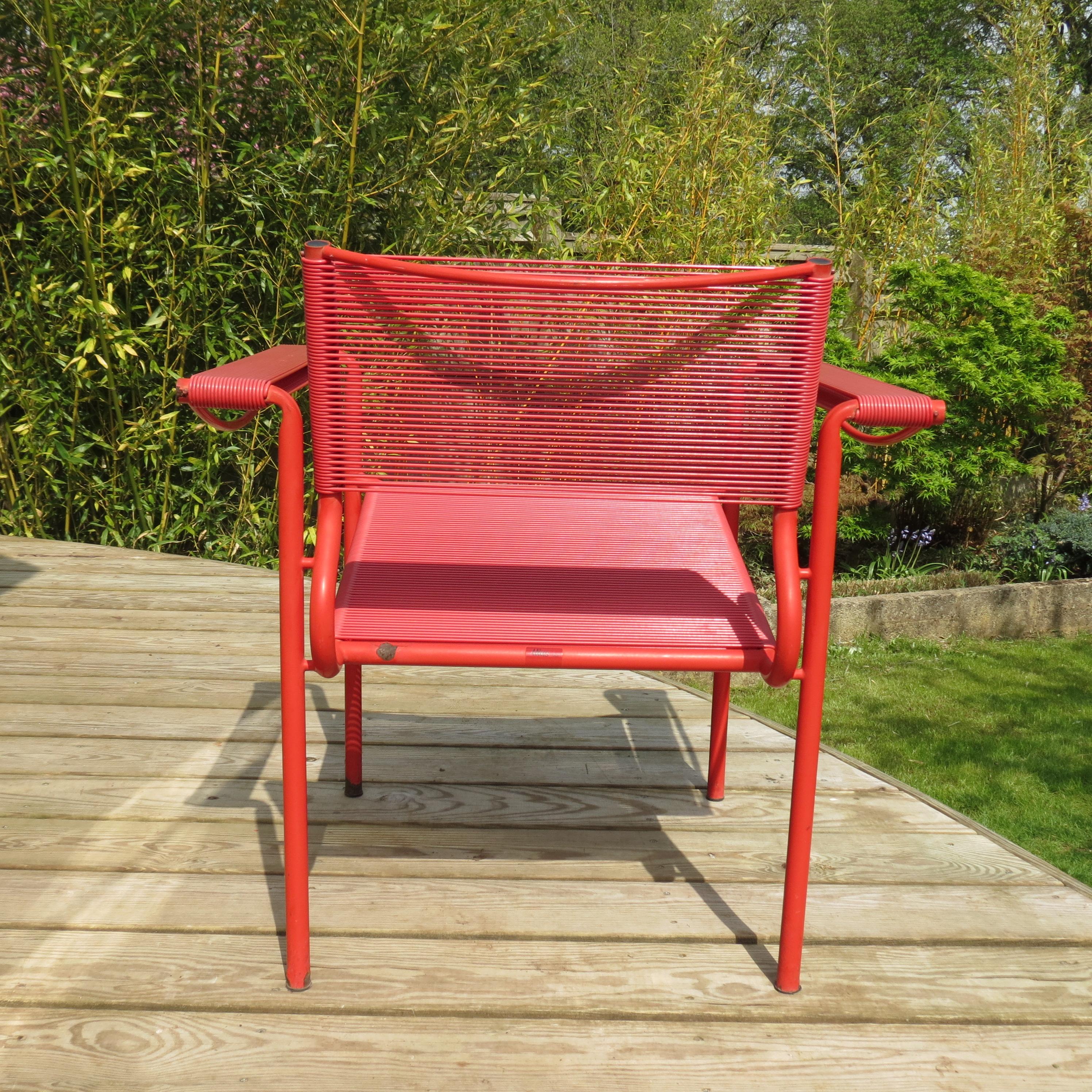 Alias Spaghetti Chair by Giandomenico Belotti Italy 1980s in Red at ...