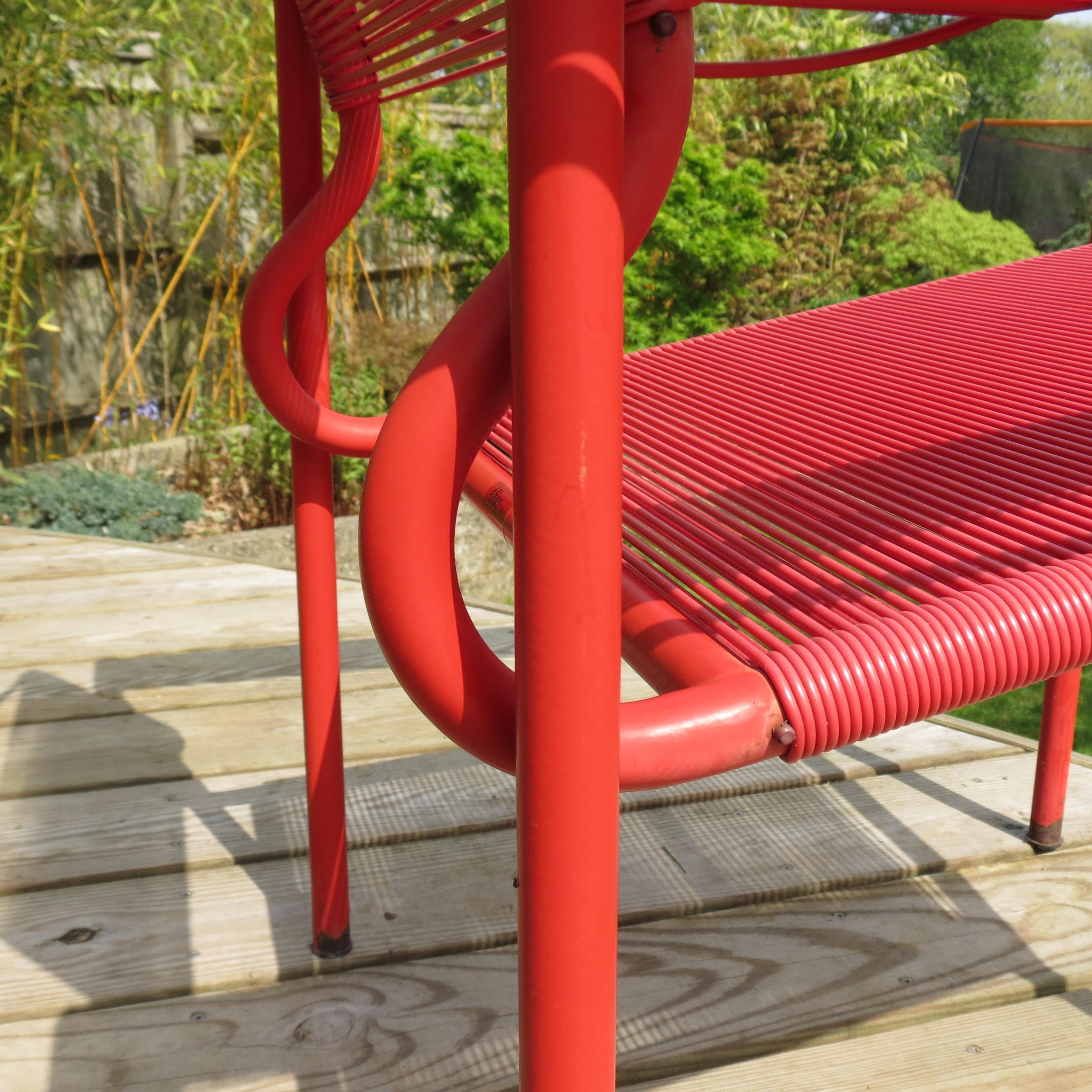Alias Spaghetti Chair by Giandomenico Belotti Italy 1980s in Red at ...