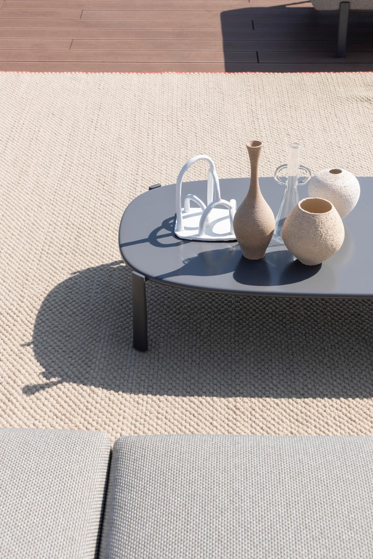 Alias T10_O Ten Outdoor Table 120x60 in Grey Ceramic Top with Lacquered ...