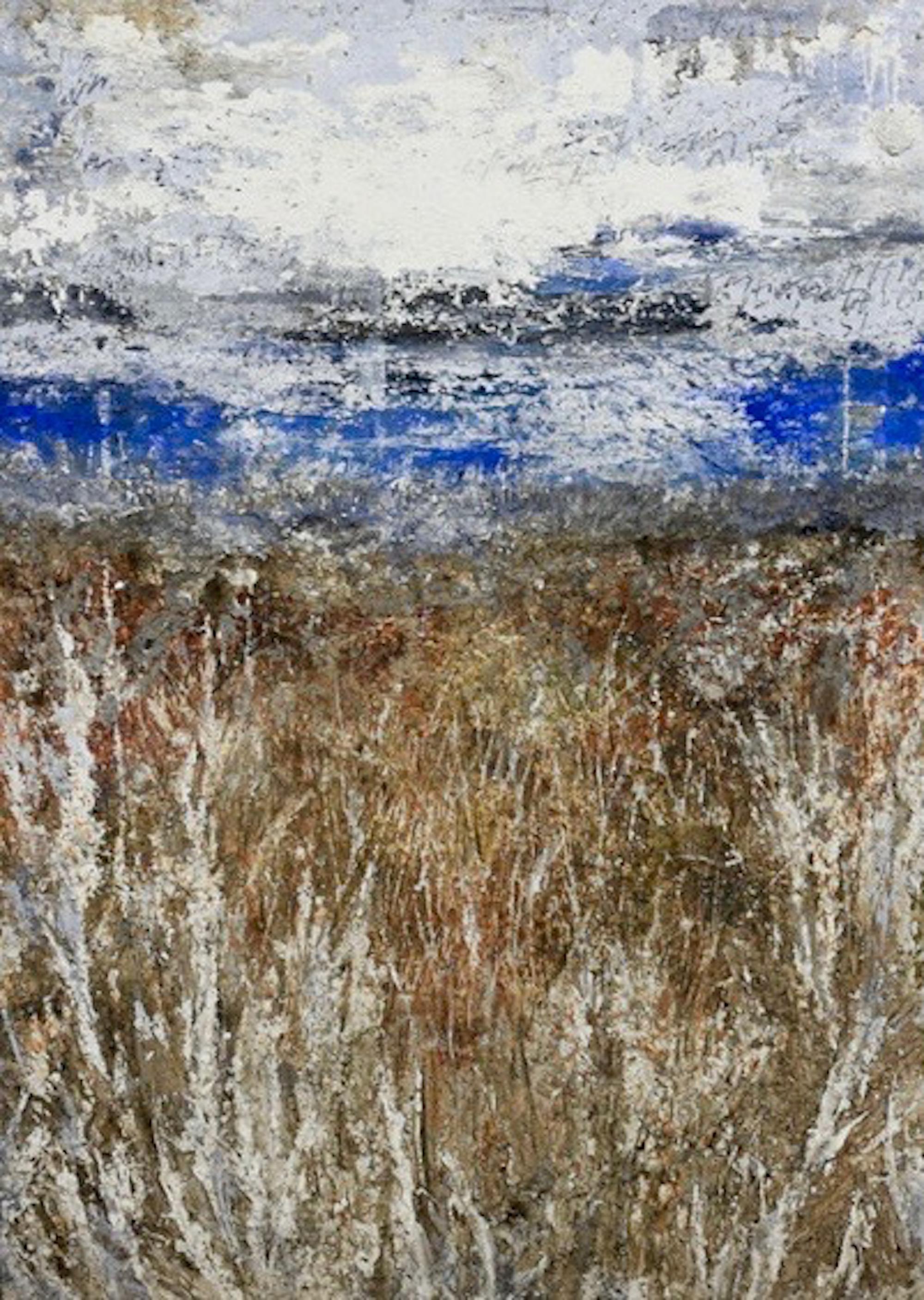 Alice Balfe - Winter Shore - original modern abstract natural landscape ...