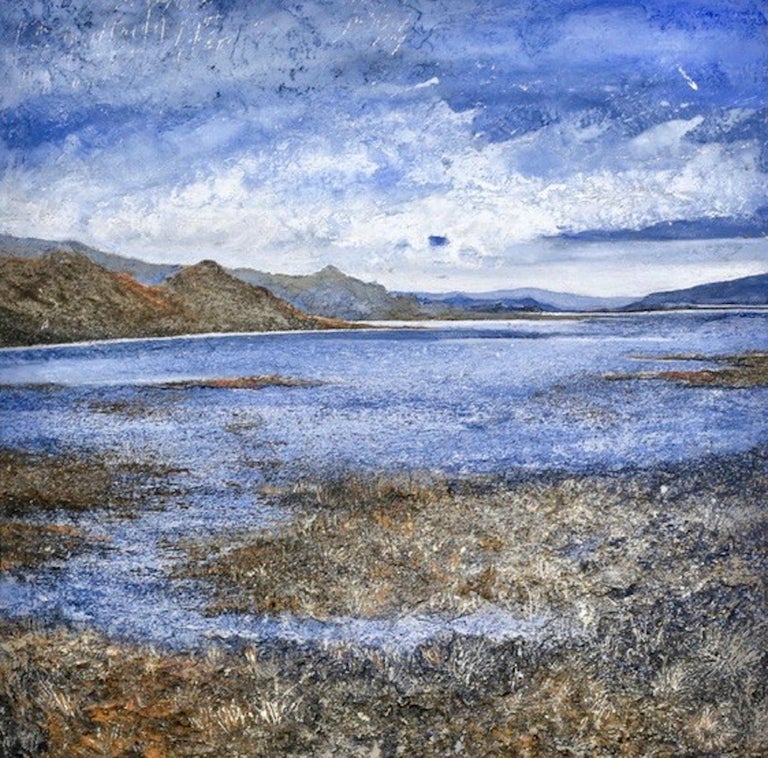 Alice Balfe - Peatland Lakeshore - original abstract natural landscape ...