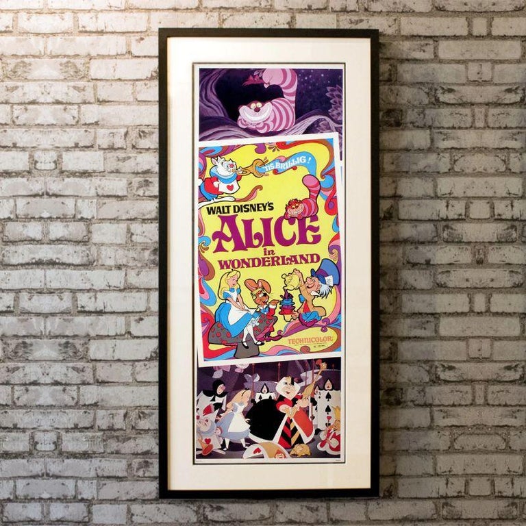 Alice in Wonderland, Unframed Poster, 1981R For Sale at 1stDibs