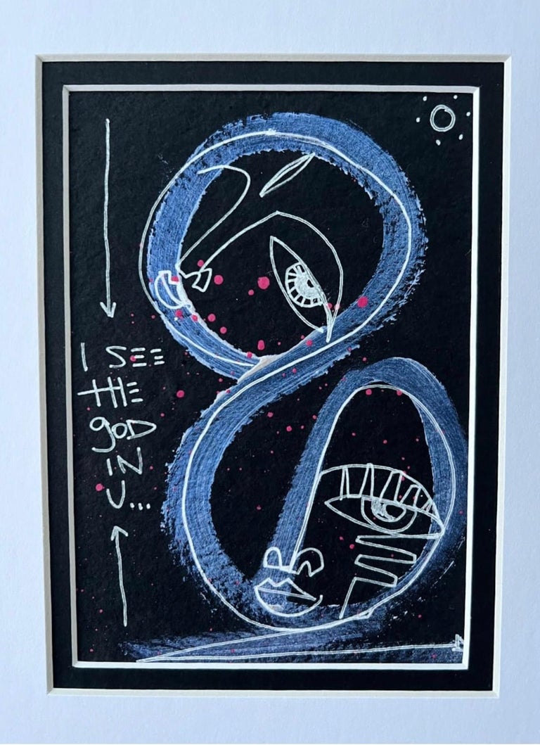 Alice Mizrachi - I See the God in U, two faces connected by Alice ...