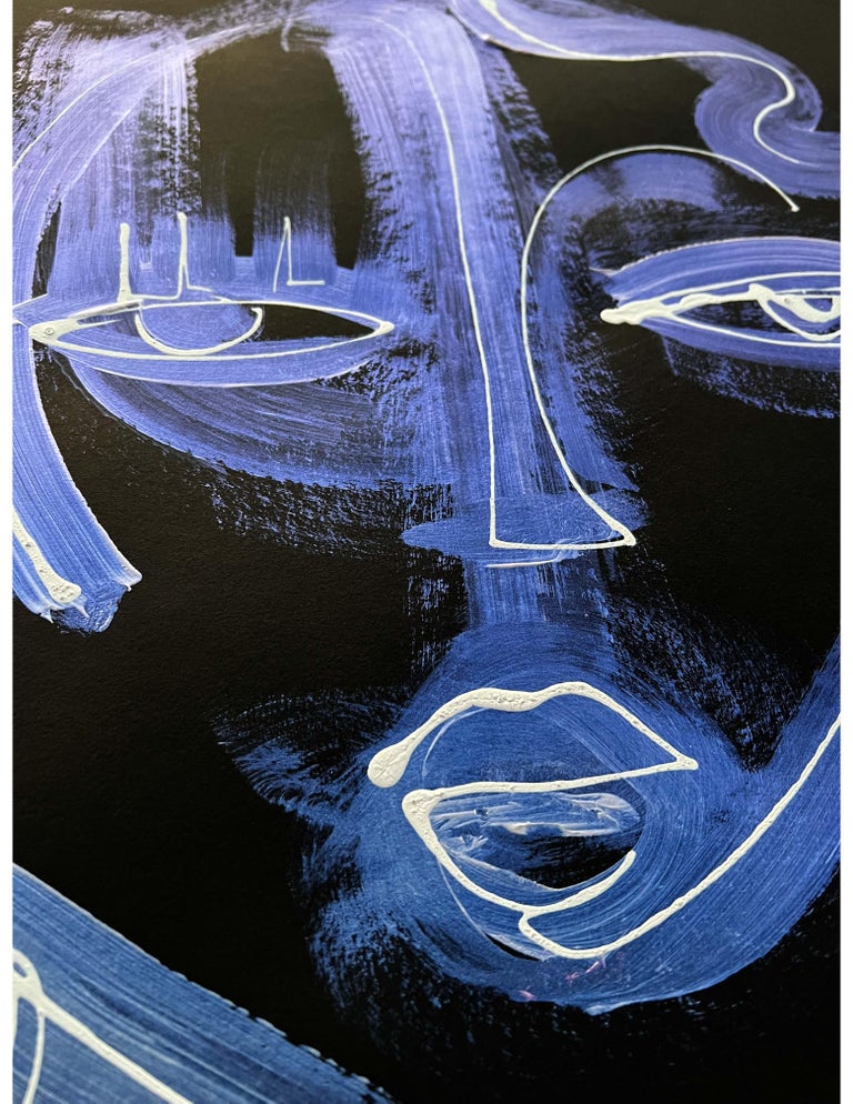 Alice Mizrachi - Tend to Your Garden, blue, purple and white ...