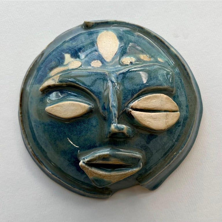 Alice Mizrachi - Mask 6, abstract clay mask by Alice Mizrachi For Sale ...