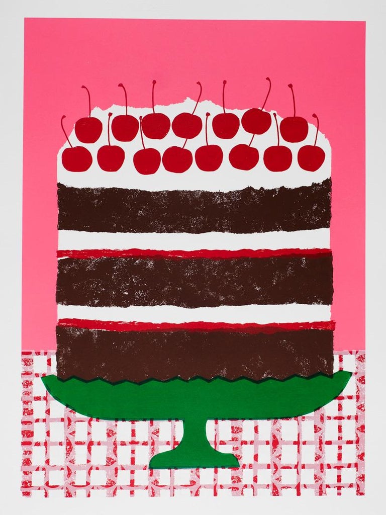 Alice Oehr - Black Forest Cake Suprême Screen Print For Sale at 1stDibs