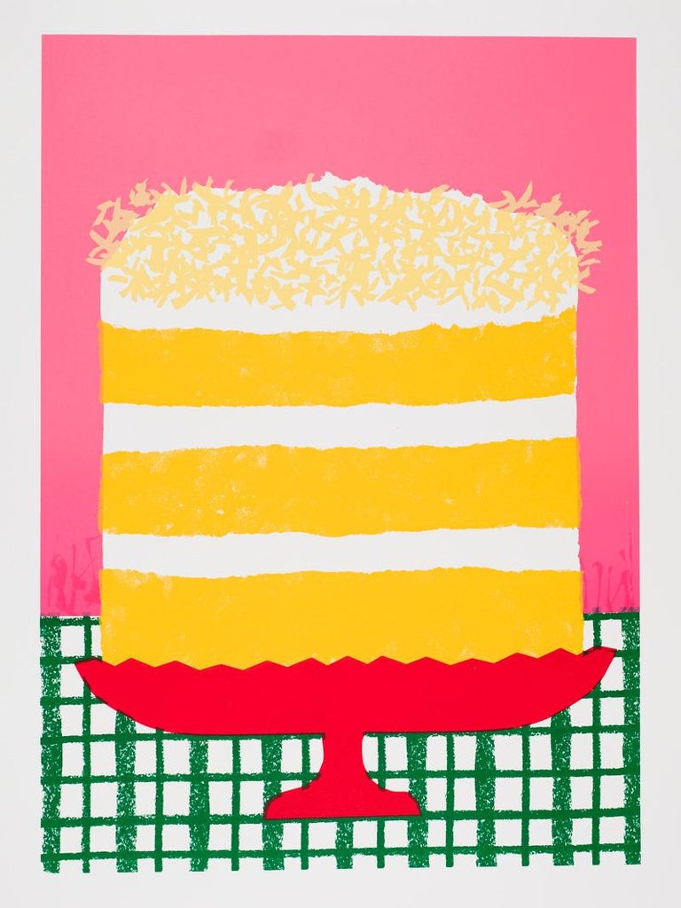 Alice Oehr - Coconut Royale Cake Screen Print For Sale at 1stDibs