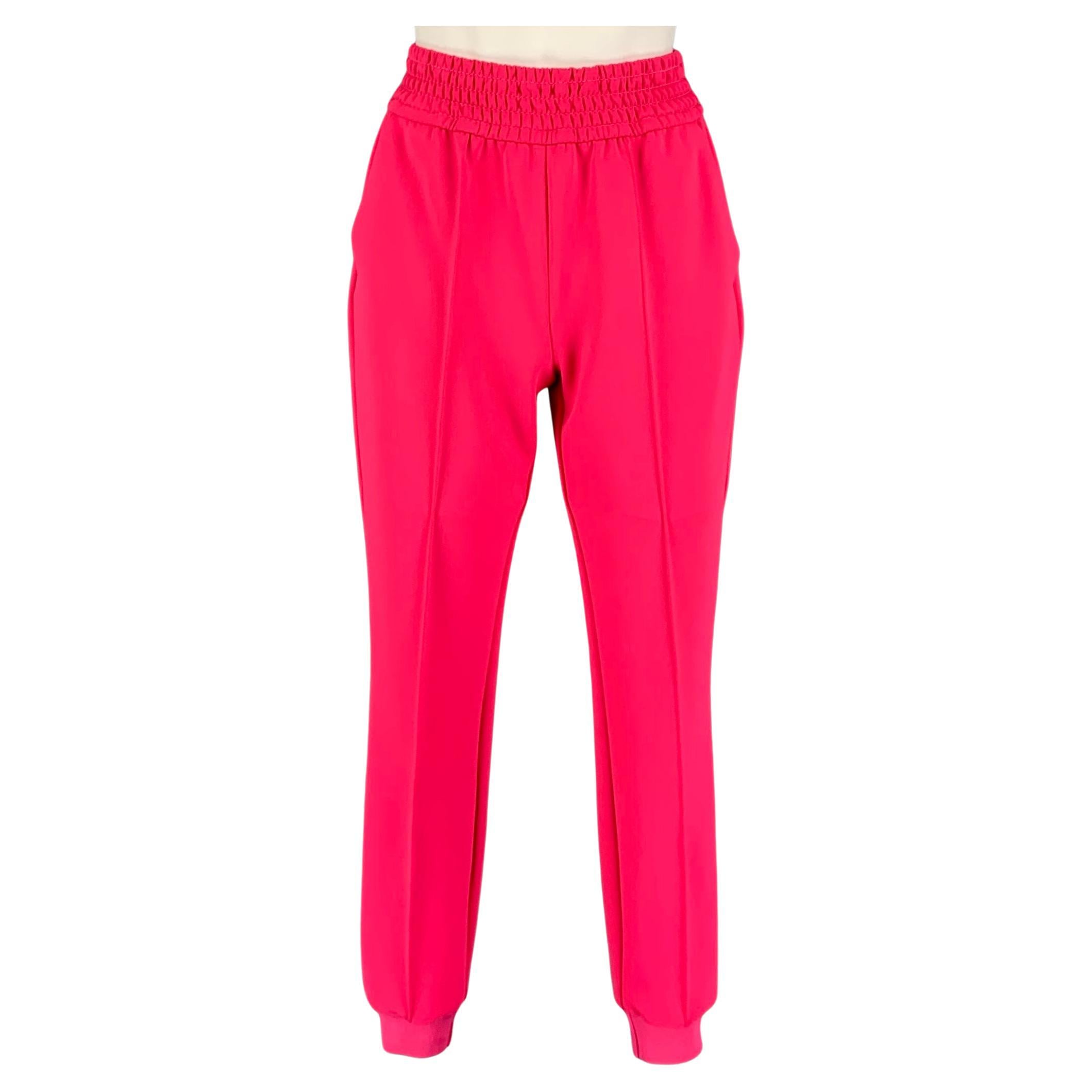 ALICE + OLIVIA Size 28 Pink Cotton Corduroy Jean Cut Casual Pants For ...