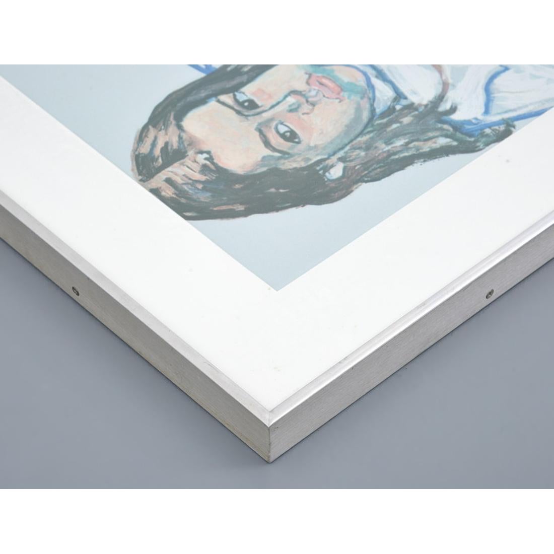 Alice Neel - Alice Neel PORTRAIT OF A GIRL IN BLUE CHAIR Screenprint ...