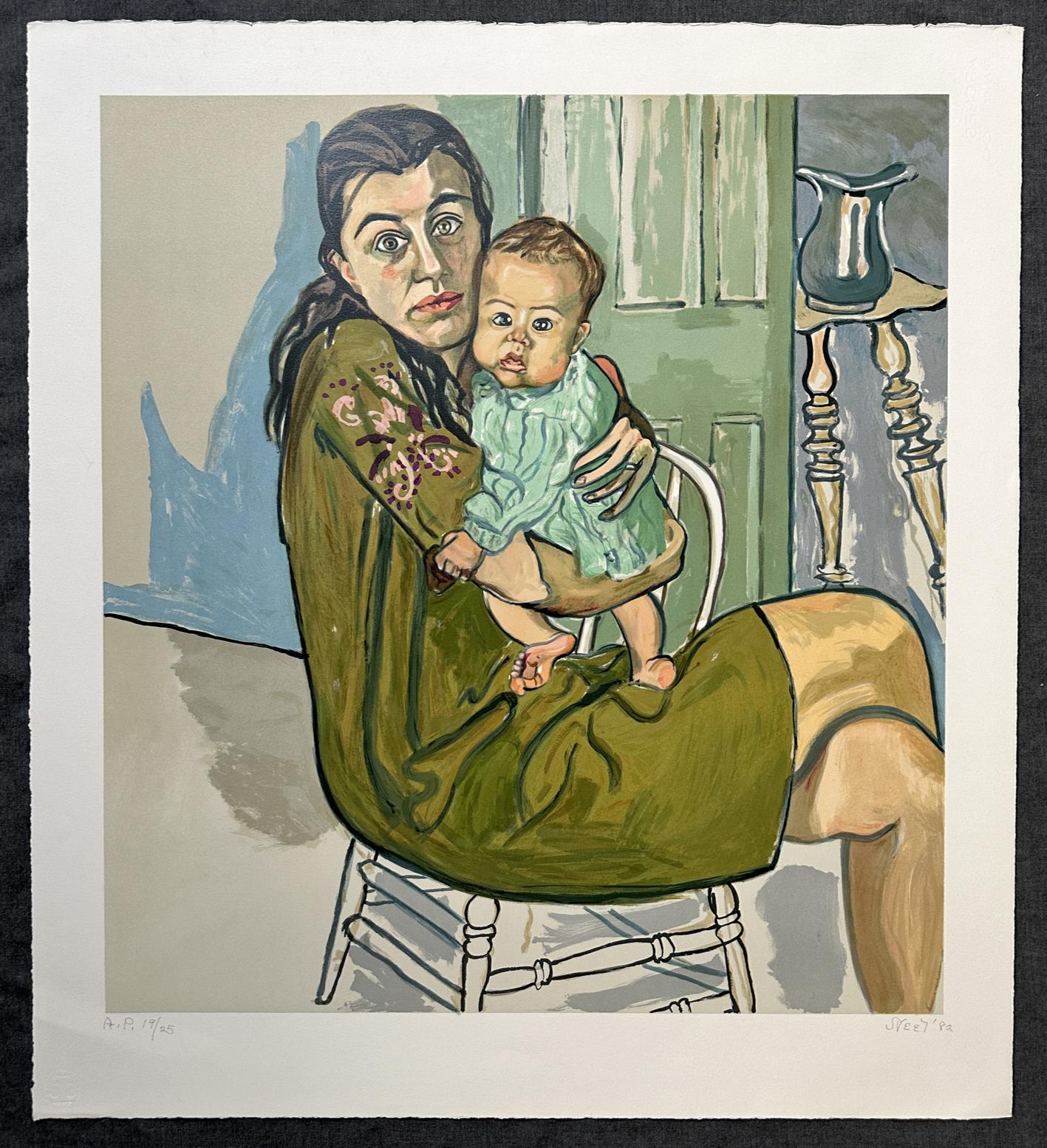 Alice Neel - Mother and Child 1982 Signed Original Lithograph Limited ...