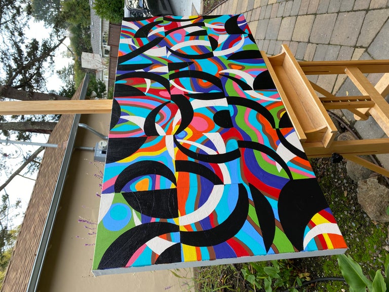 Alicia Dunn - Bold and Determined, Abstract Painting For Sale at 1stDibs