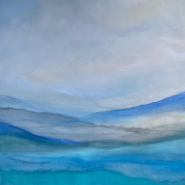 Alicia Dunn - Hazy Sundays, Abstract Painting For Sale at 1stDibs