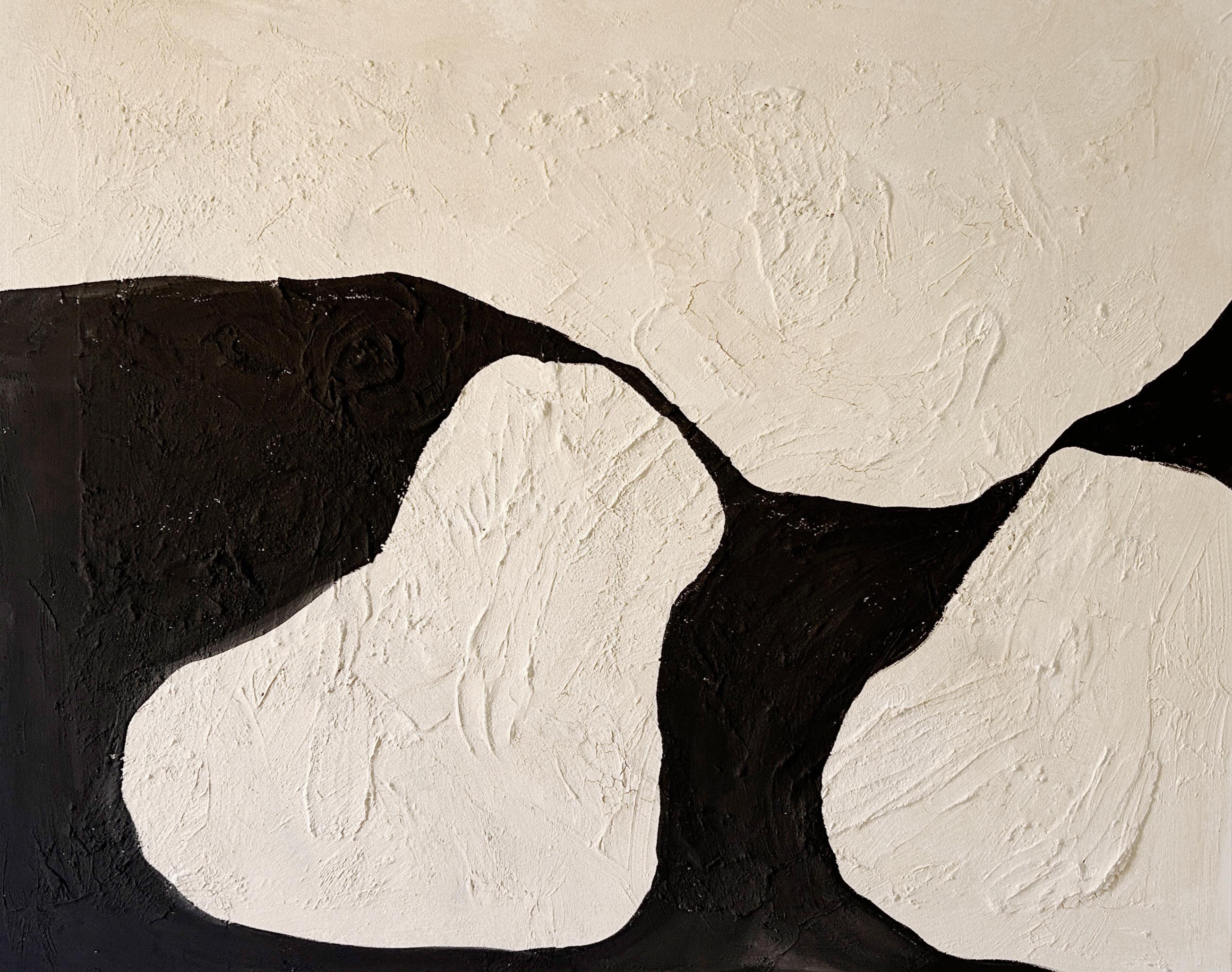 Alicia Gimeno - ABSTRACT Painting White Texture Spanish Artist Alicia ...