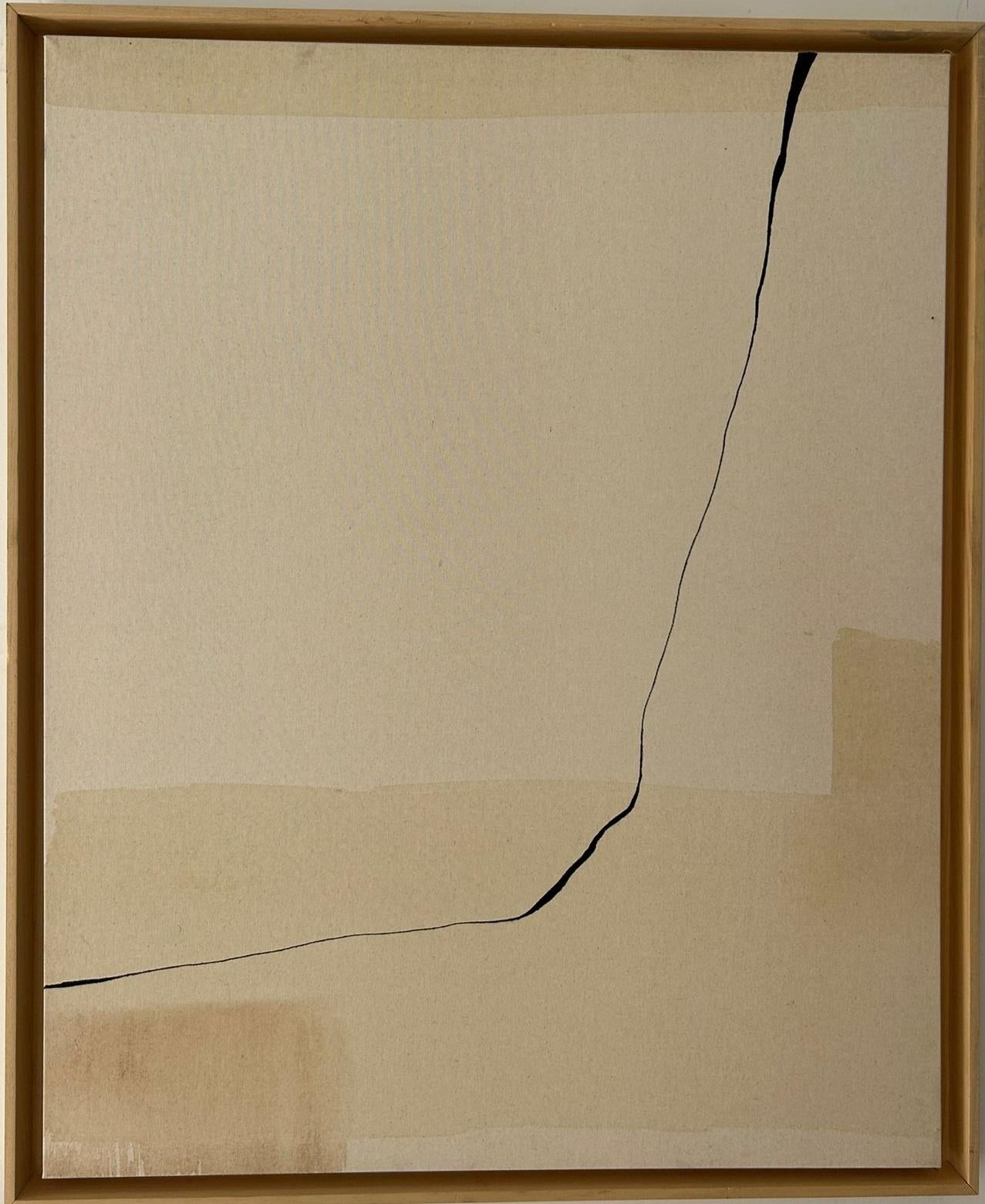 Alicia Gimeno - ABSTRACT Painting Minimal Black Lines Spanish Artist ...