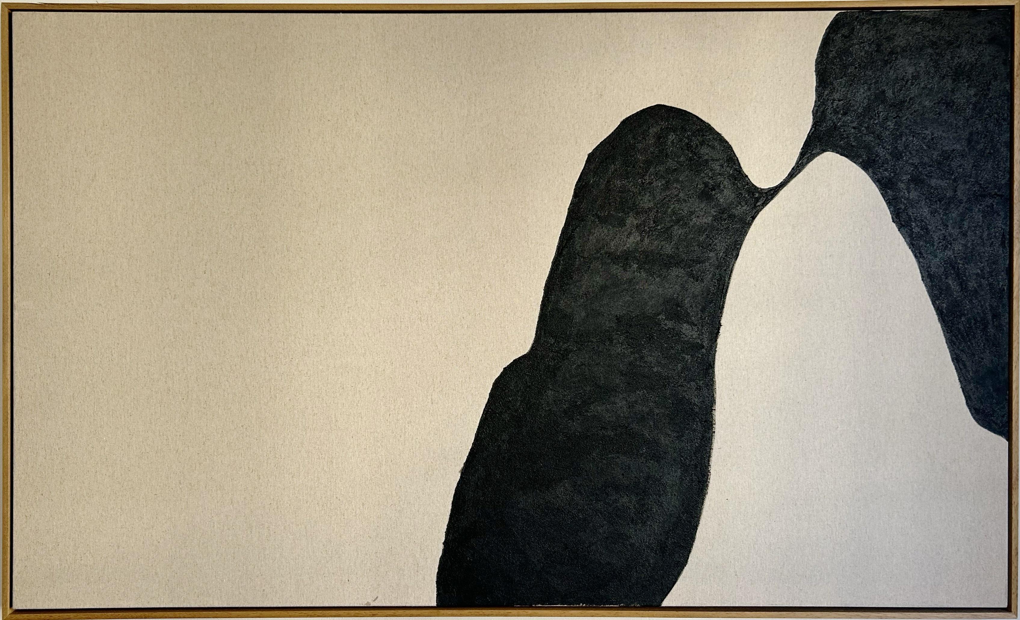 Alicia Gimeno - ABSTRACT Painting Spanish Black and White Lines Artist ...