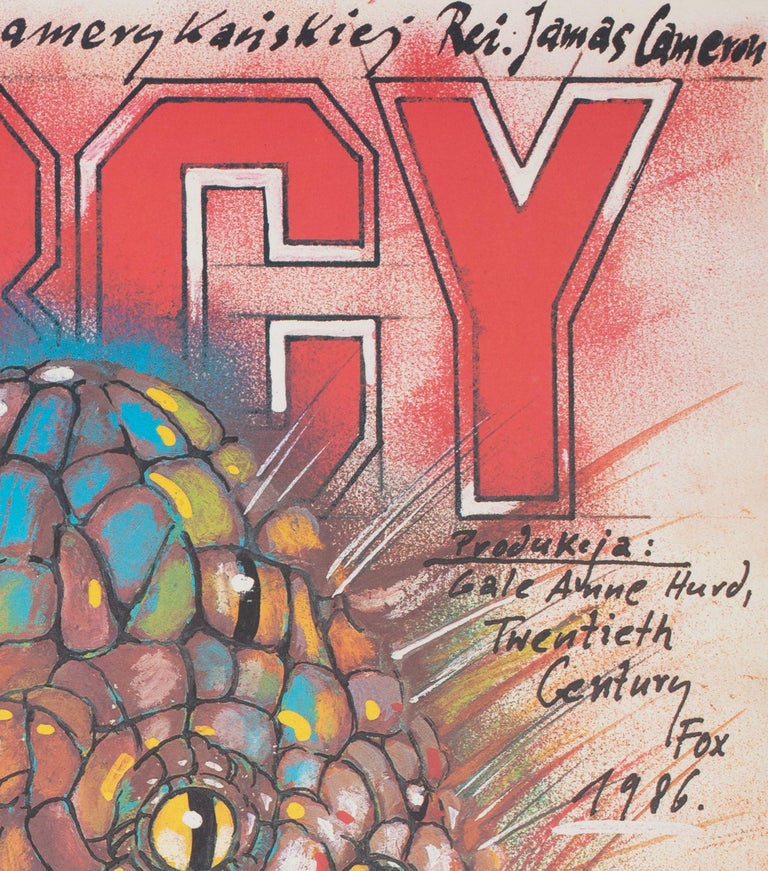 "ALIENS" Original Polish Film Movie Poster, Andrzej Pagowski, 1987 For ...