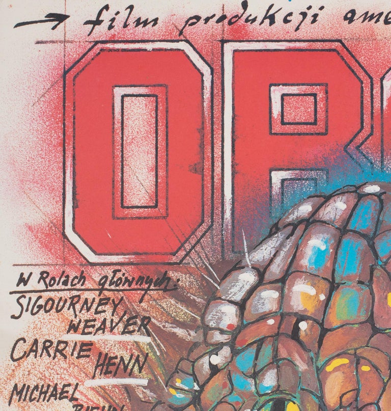 "ALIENS" Original Polish Film Movie Poster, Andrzej Pagowski, 1987 For ...