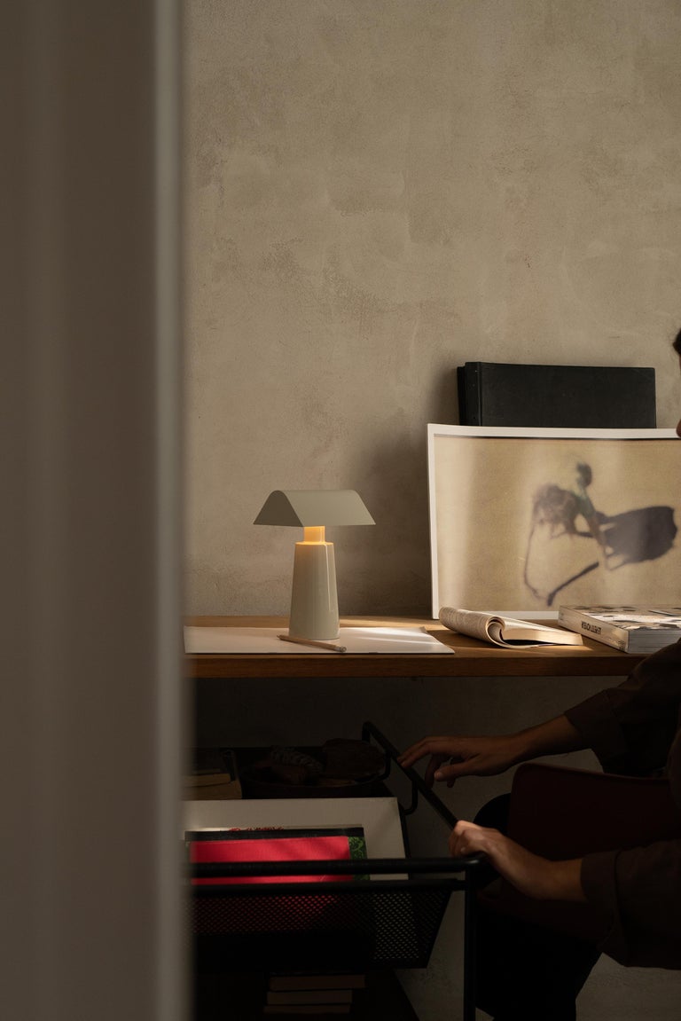 Alima NDS1 Trolly Black Matte Steel/Oak, by Note Design Studio for &Tradition For Sale at 1stDibs