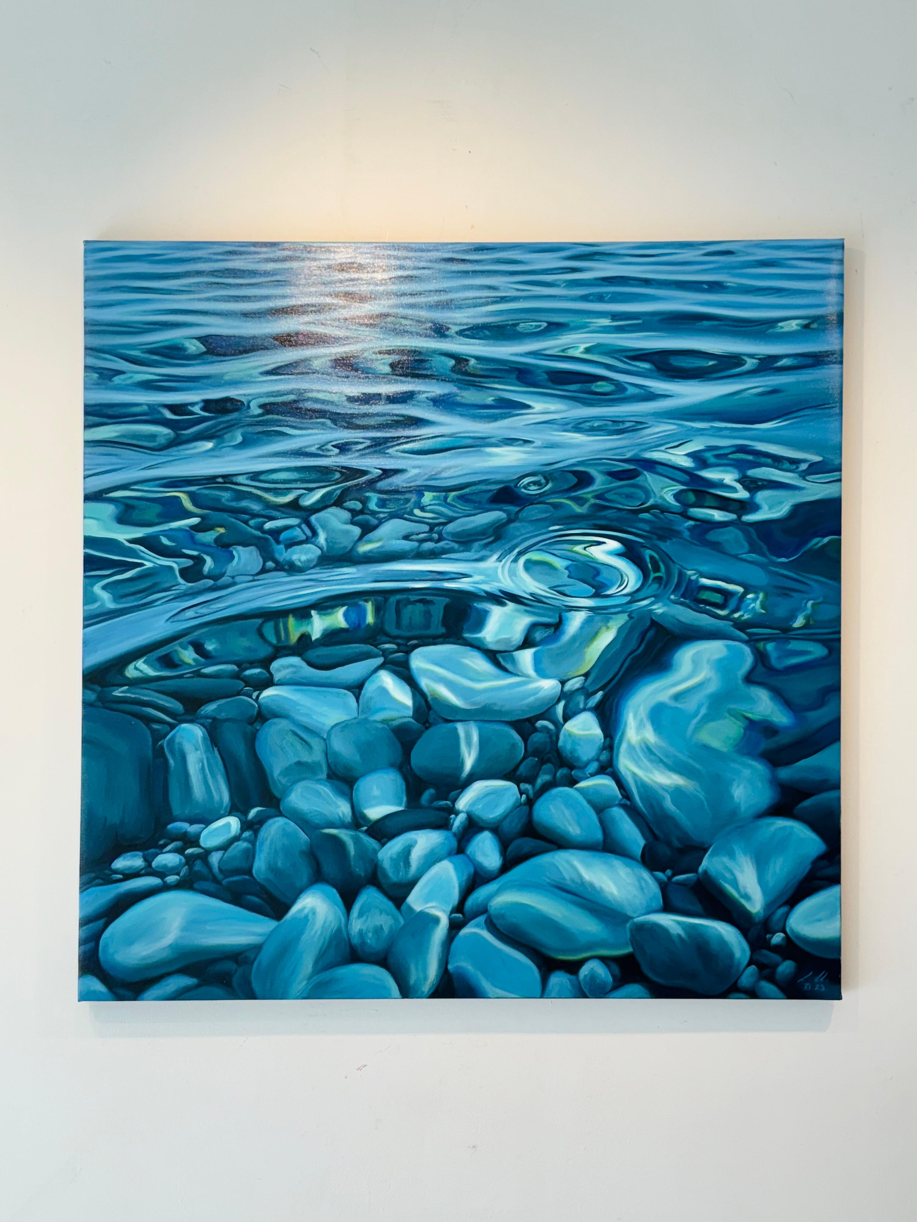 Alina Huberenko - Clarity - original modern realism waterscape painting ...