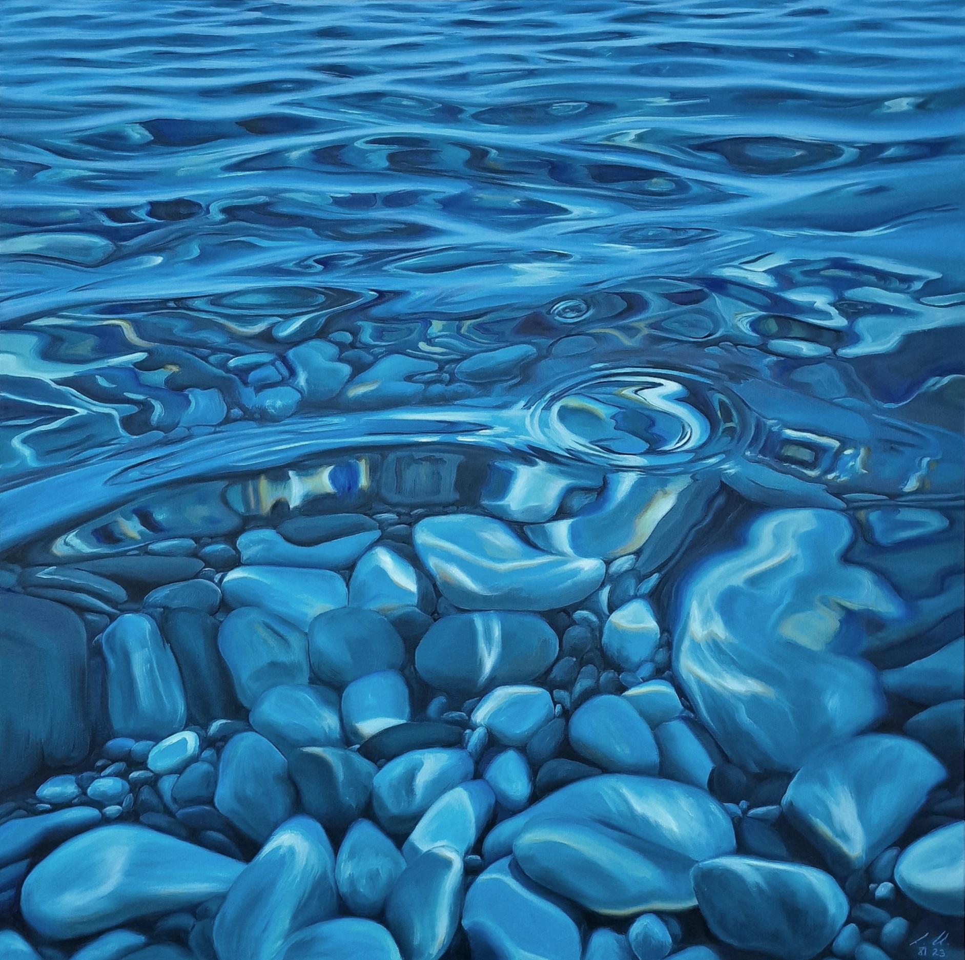 Alina Huberenko - Clarity - original modern realism waterscape painting ...