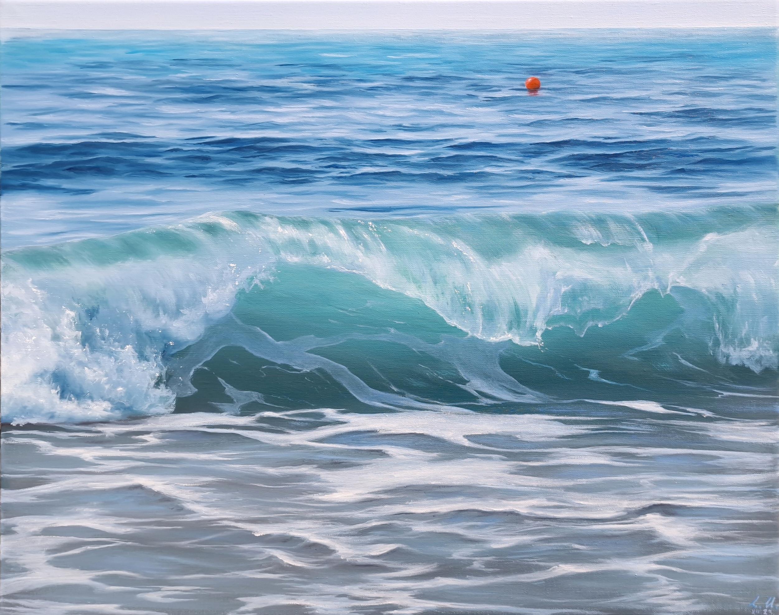 Alina Huberenko - Clear Blue - contemporary realism art, seascape ...