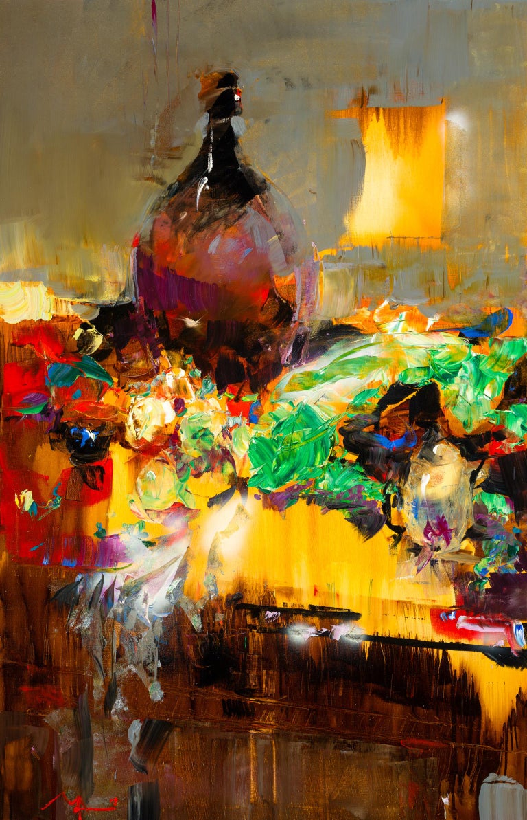 Alina Maksimenko - "Still Life" Oil Painting with Incredible Texture ...