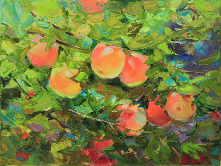 Alisa Onipchenko-Cherniakovska - "Bright apples", Painting, Oil on ...