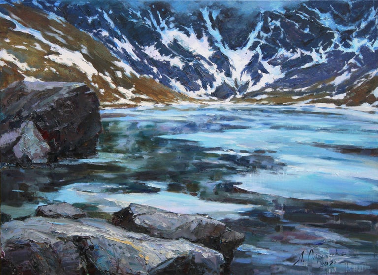 Alisa Onipchenko-Cherniakovska - "Clouds descend", Painting, Oil on ...