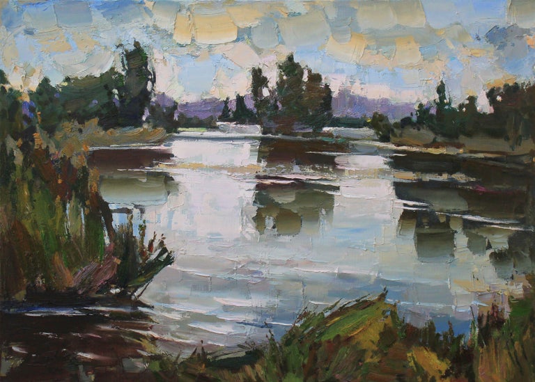 Alisa Onipchenko-Cherniakovska - "Rainy day", Painting, Oil on Canvas ...