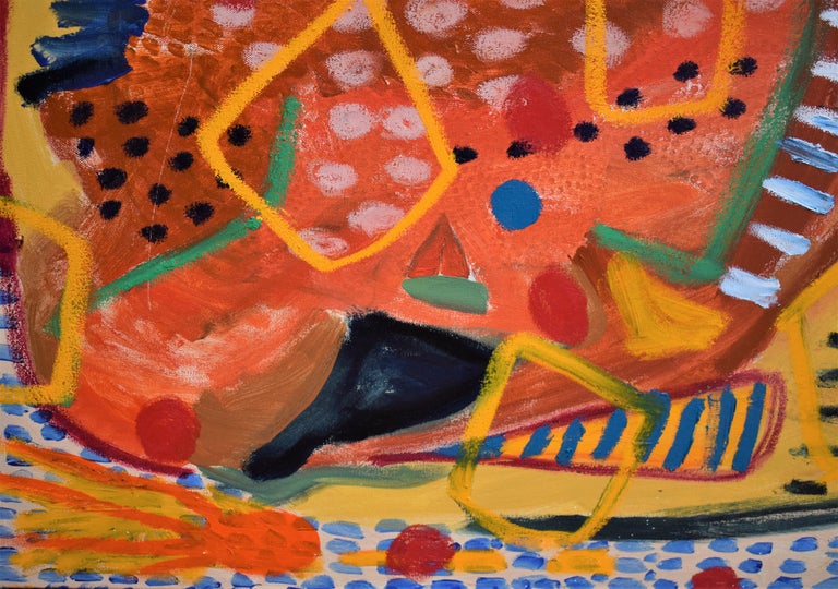 Alison Aplin - IS IT A HAM BONE original signed gesso oil paint acrylic ...