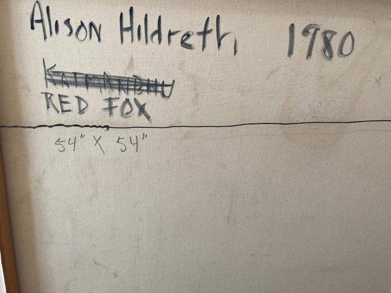 Alison Hildreth - "Red Fox," Alison Hildreth, Abstract Expressionist, Female Artist For Sale at ...