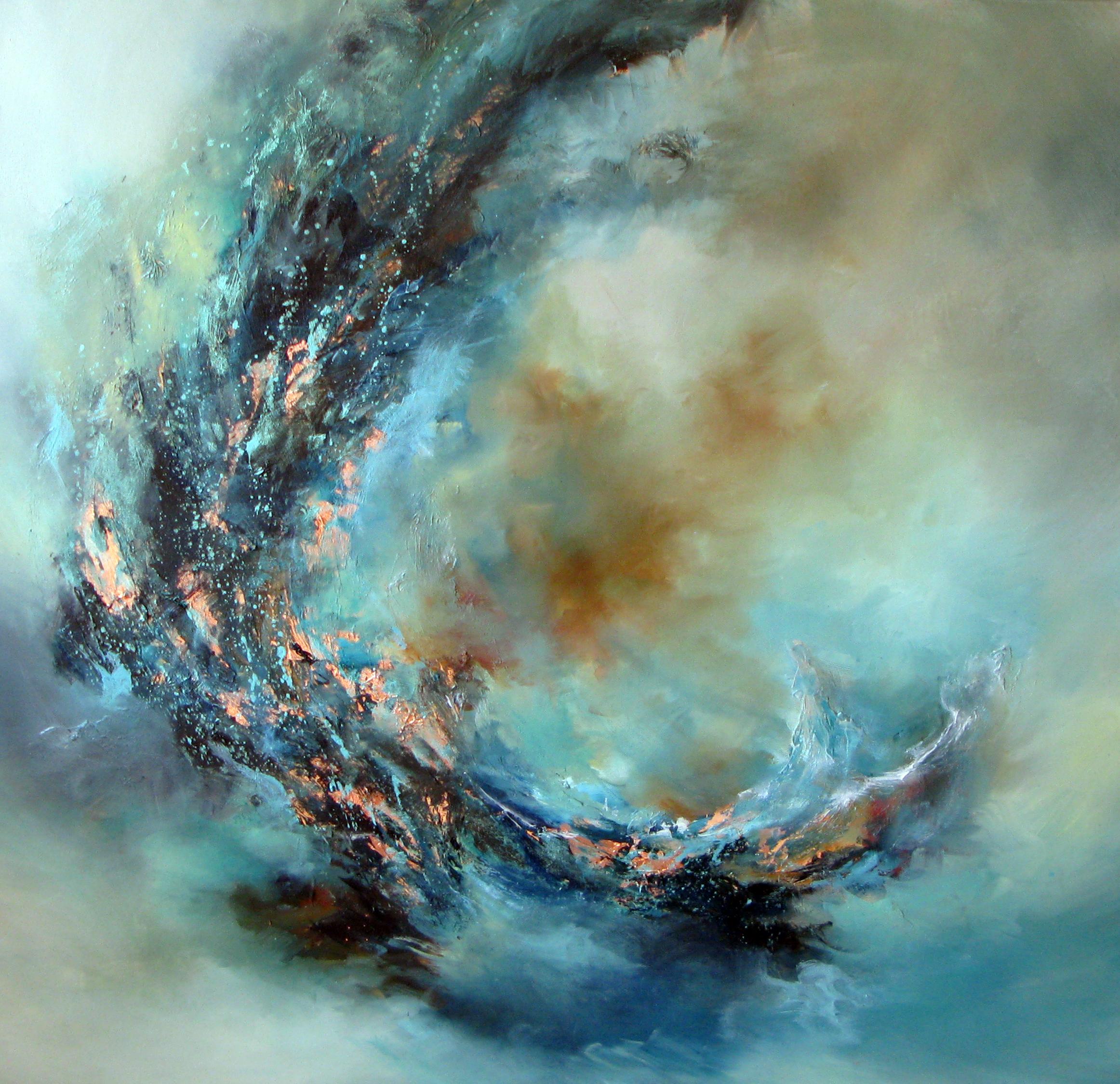 Alison Johnson - Conversations with the Beach -original abstract ...