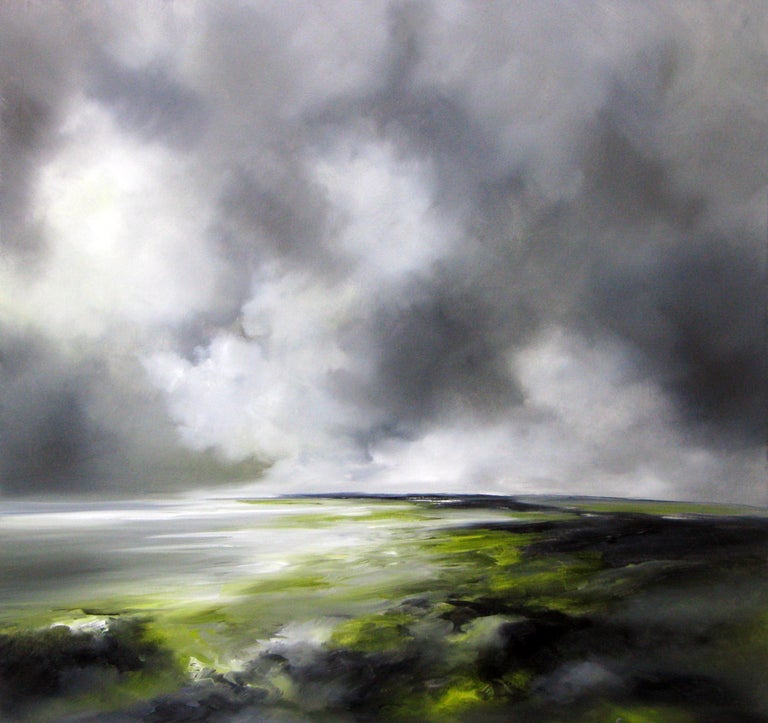 Alison Johnson - English Vista - original abstract expression landscape ...