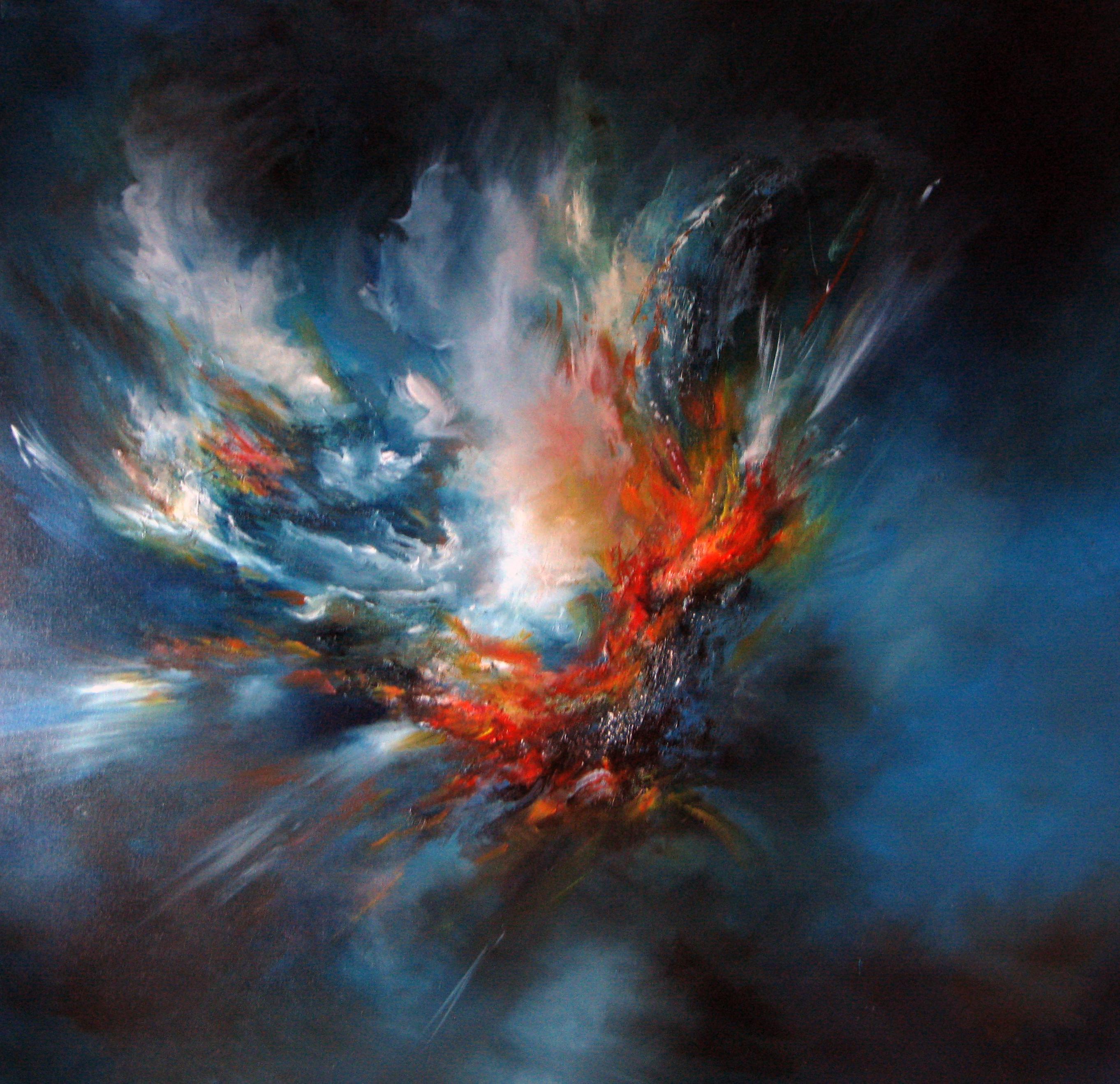 Alison Johnson - Fire and Water - contemporary abstract expression ...