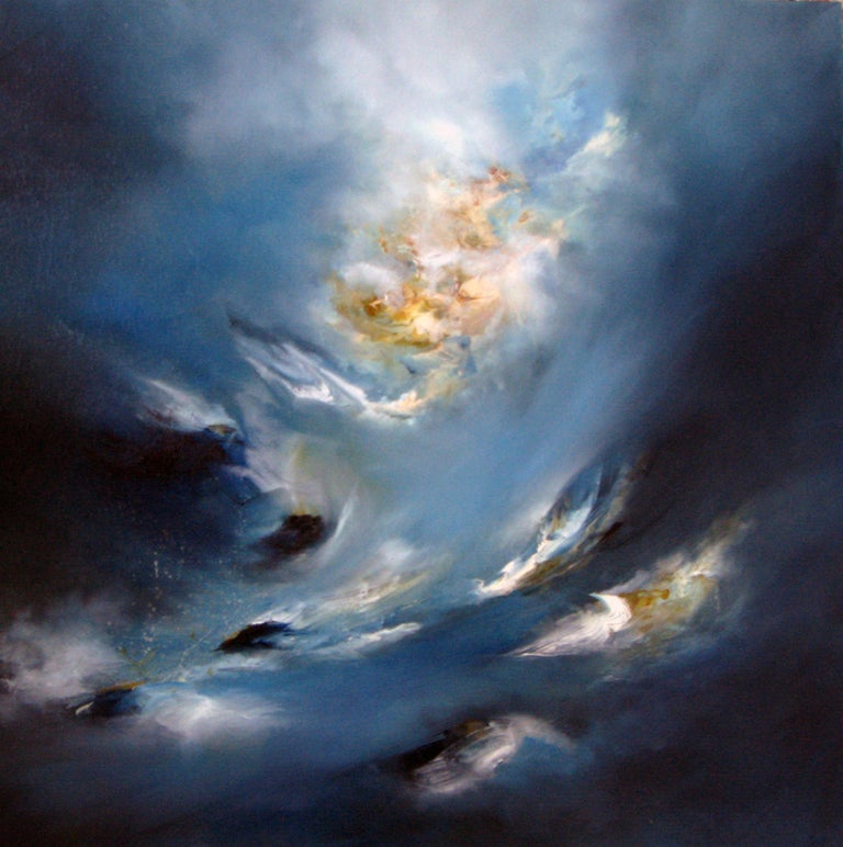 Alison Johnson - Flight - abstract expression landscape skyscape ...