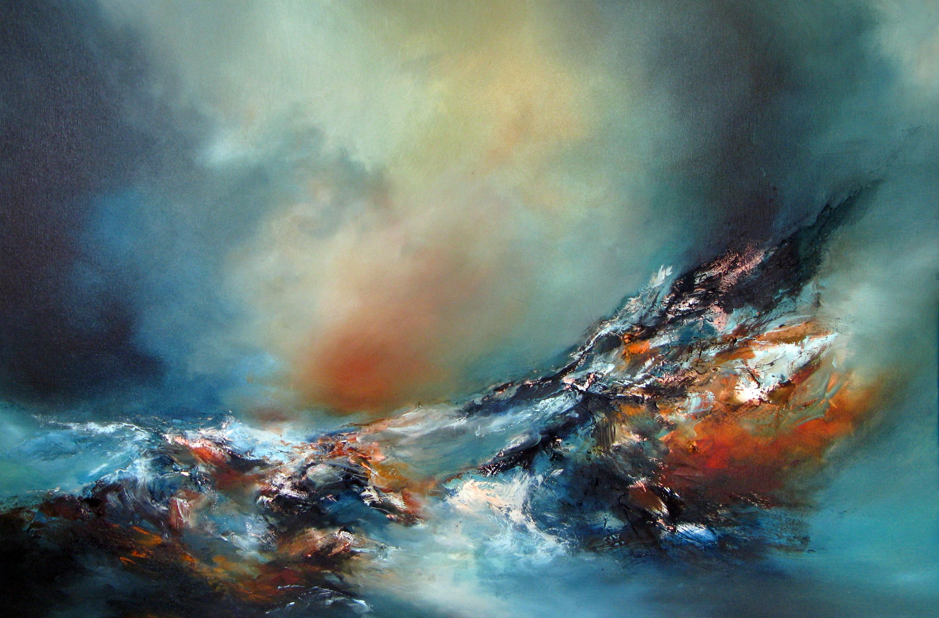 Alison Johnson - Journey to the Soul -original oil abstract Art ...