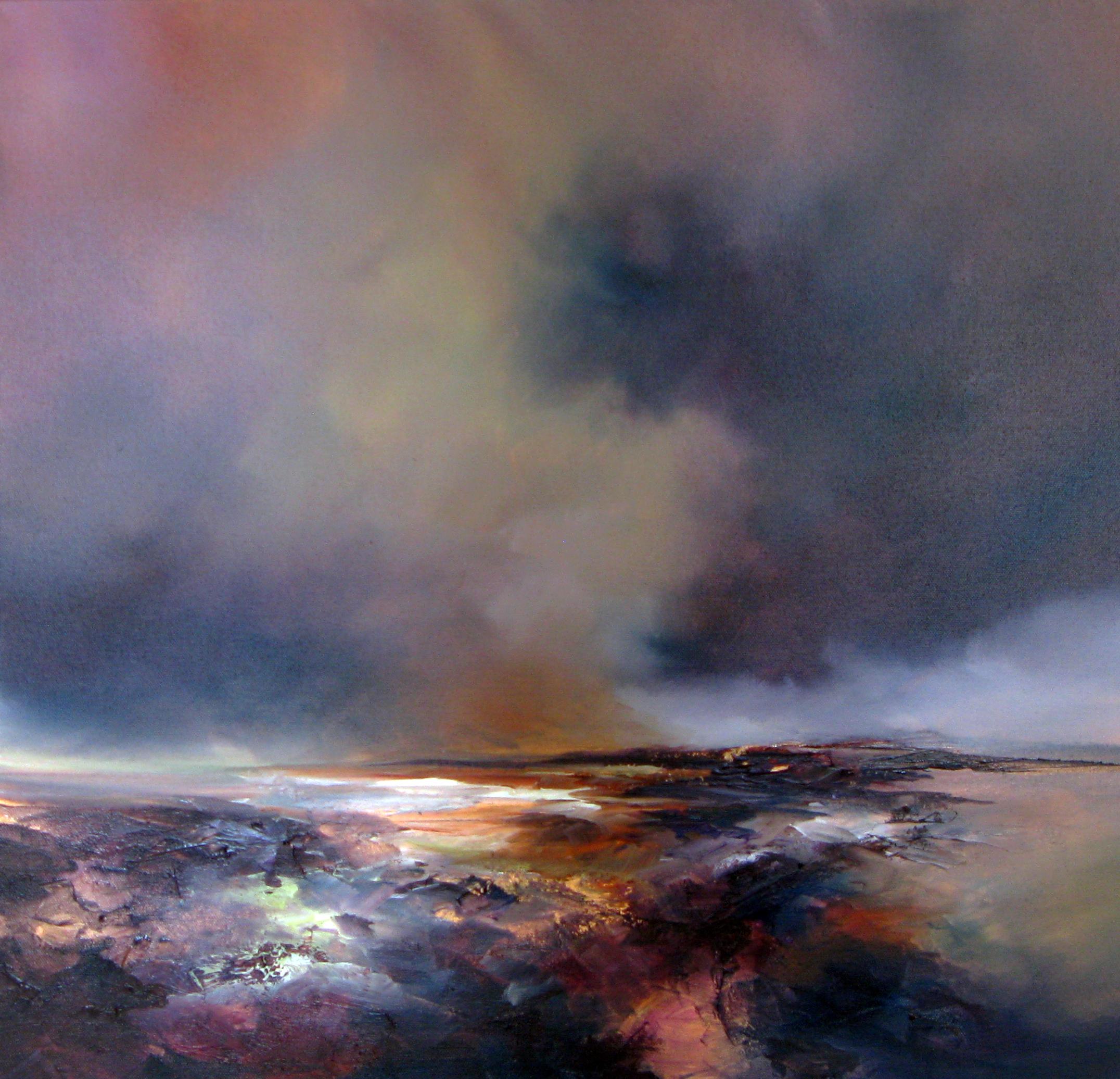 Alison Johnson - Space to breath- abstract sea landscape-original oil ...
