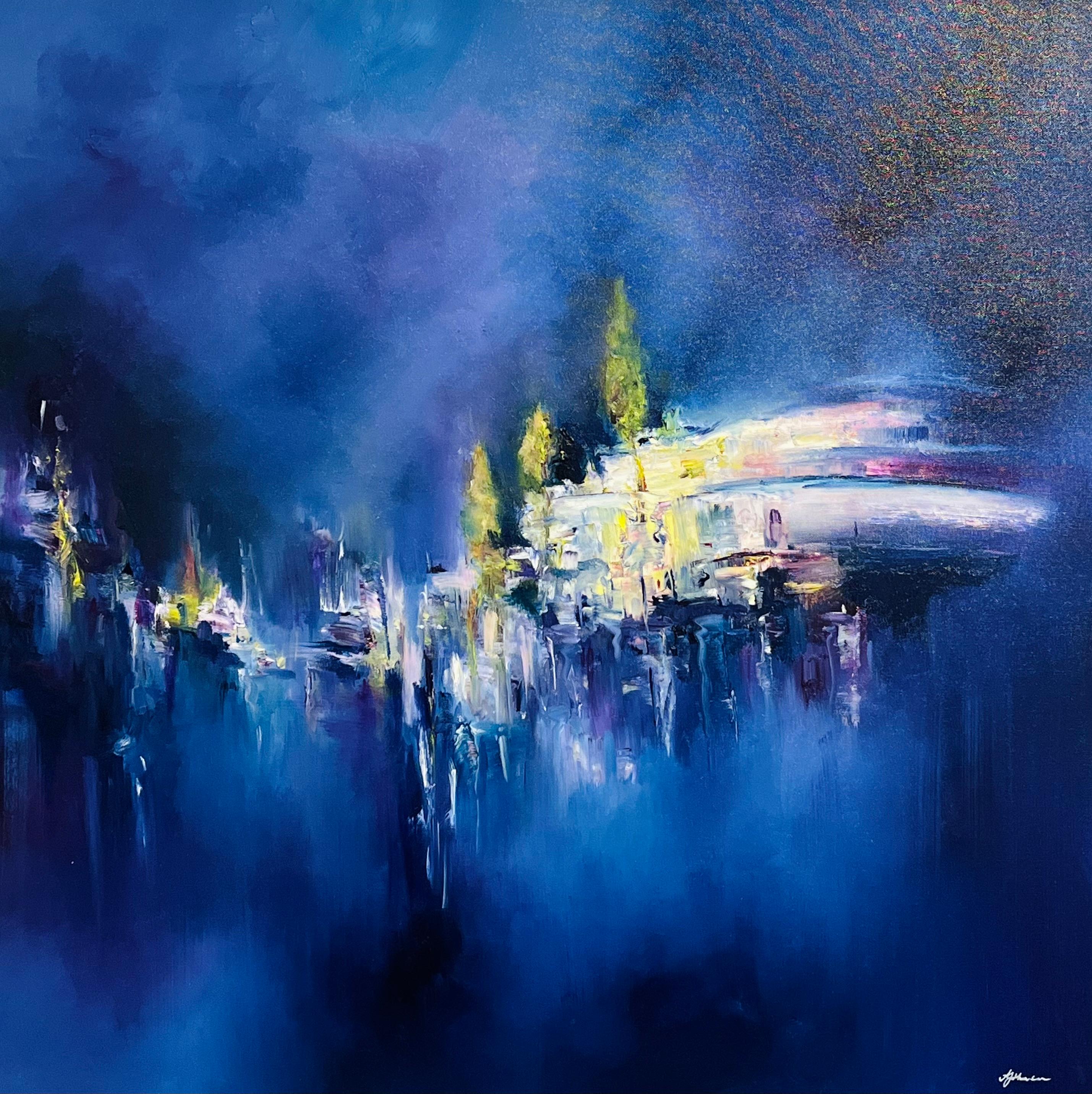 Alison Johnson - Fresh Rain Fall original abstract sea landscape ...