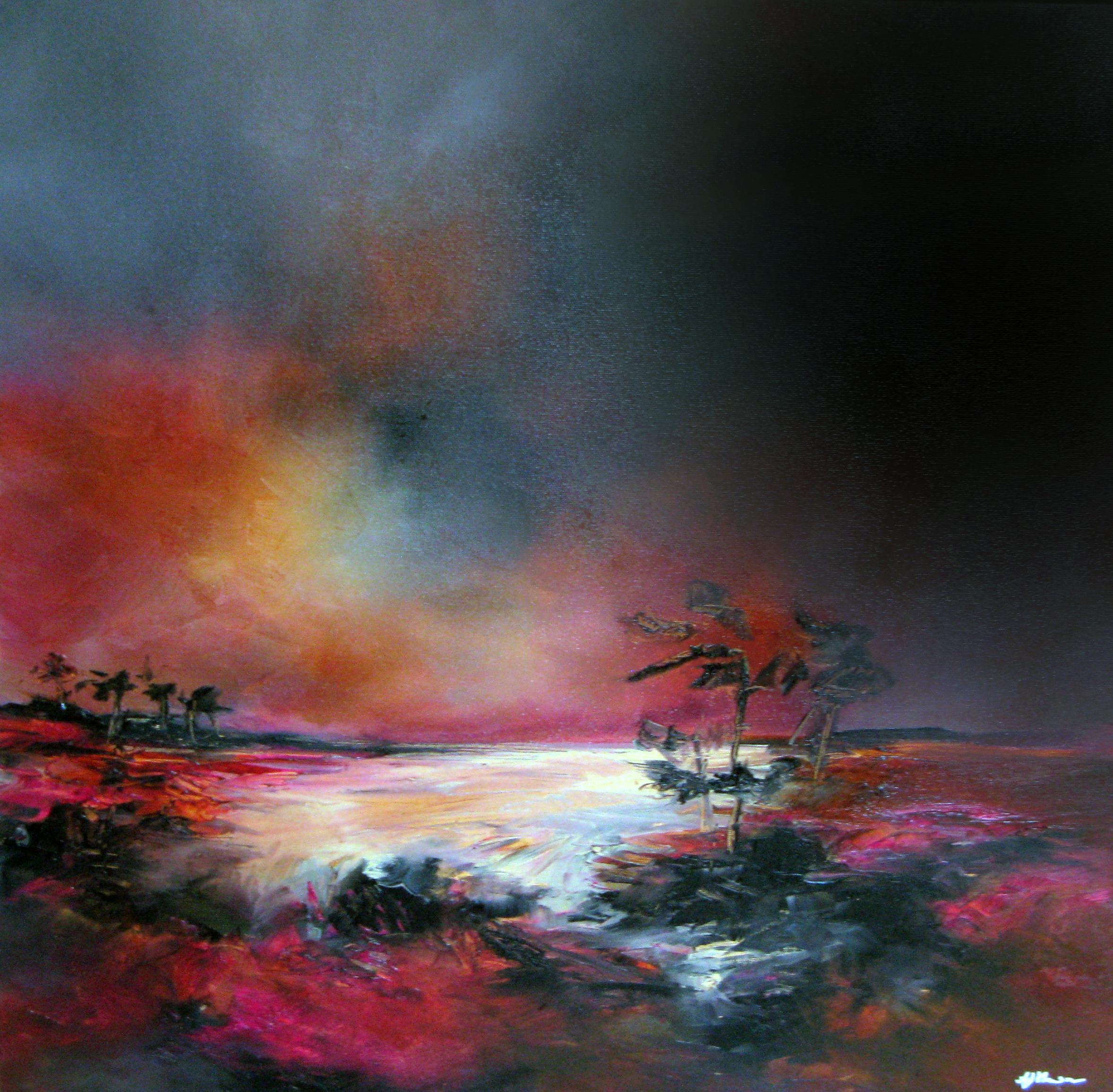 Alison Johnson - Tropical Heat - abstract original oil painting ...