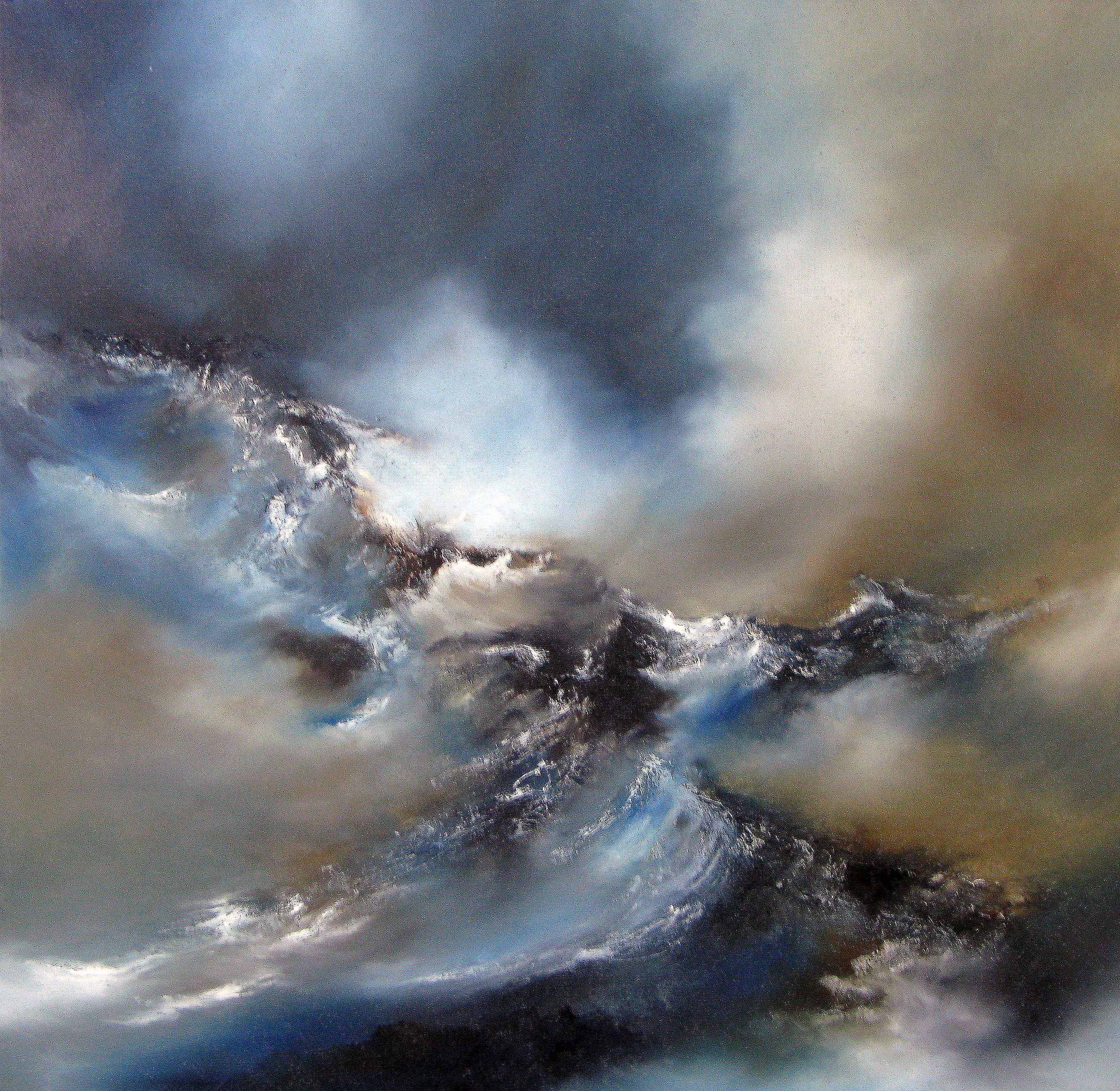 Alison Johnson - Jet Stream - Original abstract seascape painting ...