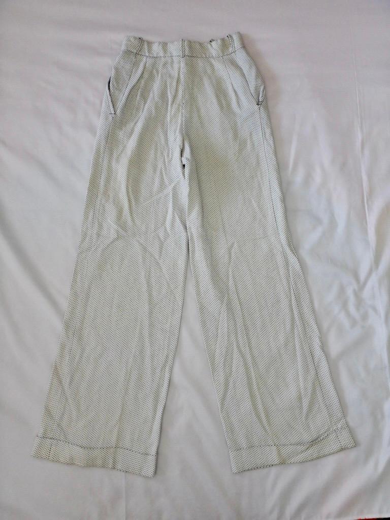 Alkasura 1970s Polka Dot Flared Trousers For Sale at 1stDibs