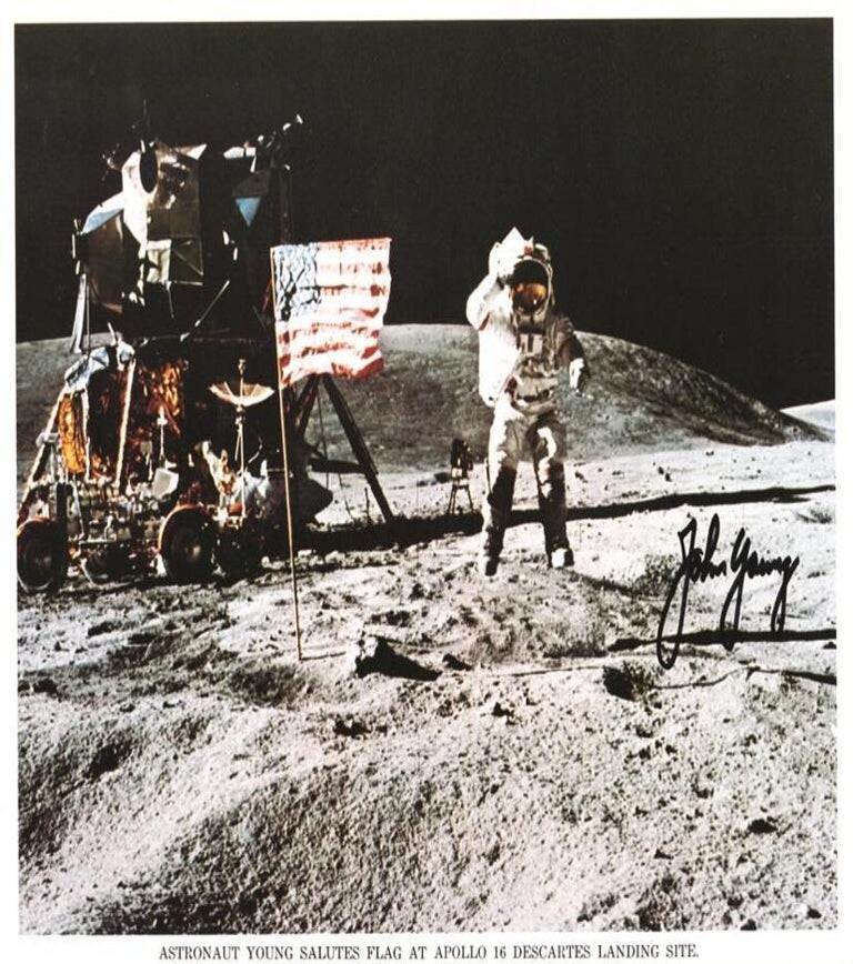 All 12 Apollo NASA Moonwalker Astronauts Signed Color Photographs at ...