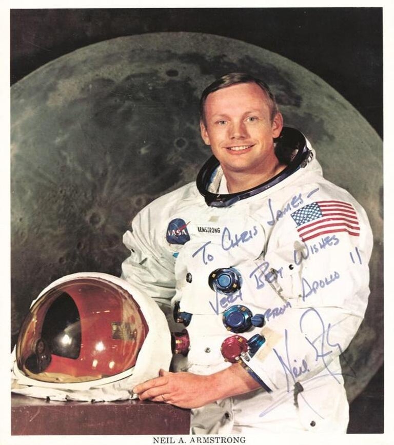 All 12 Apollo NASA Moonwalker Astronauts Signed Color Photographs at ...