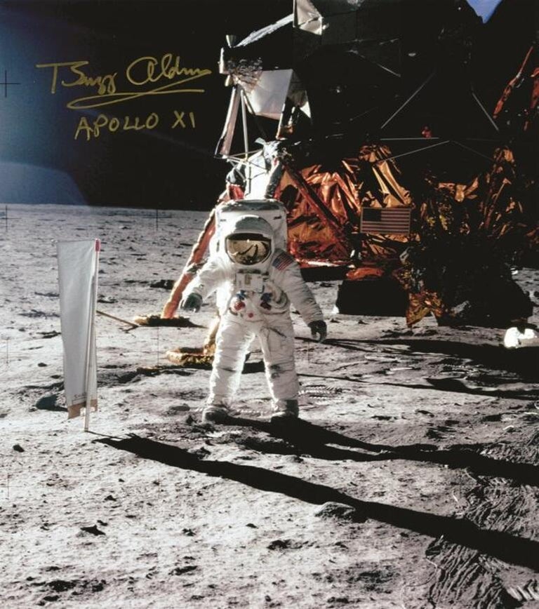 All 12 Apollo NASA Moonwalker Astronauts Signed Color Photographs at ...