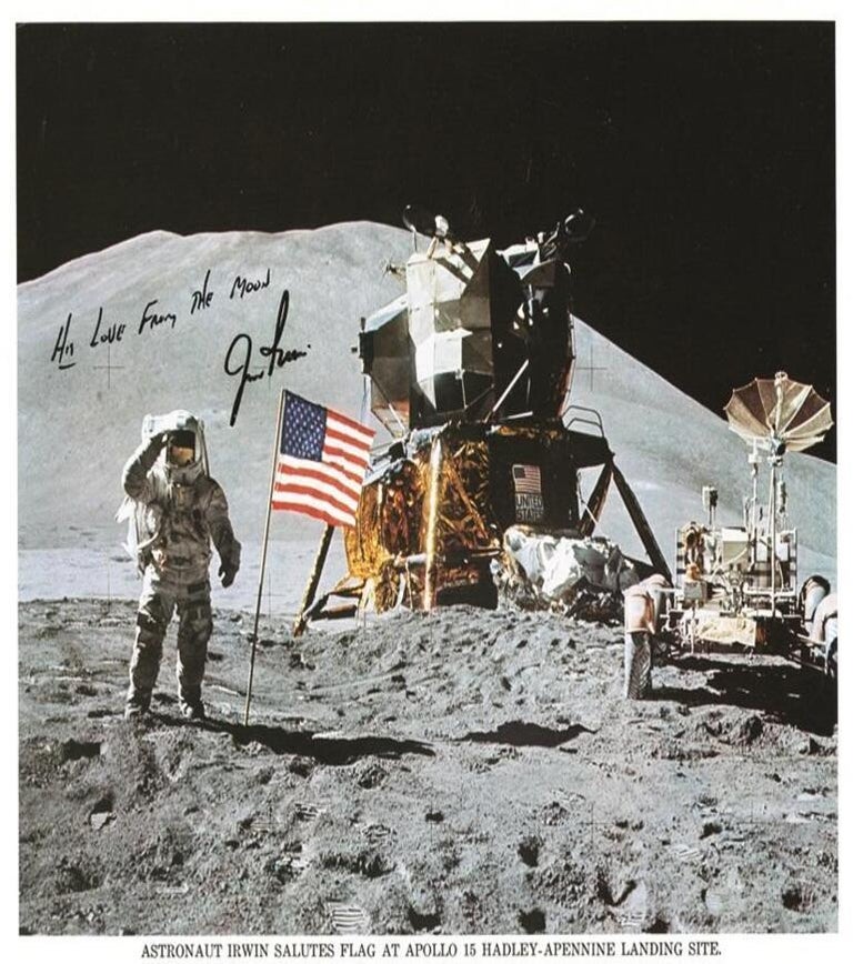 All 12 Apollo NASA Moonwalker Astronauts Signed Color Photographs at ...